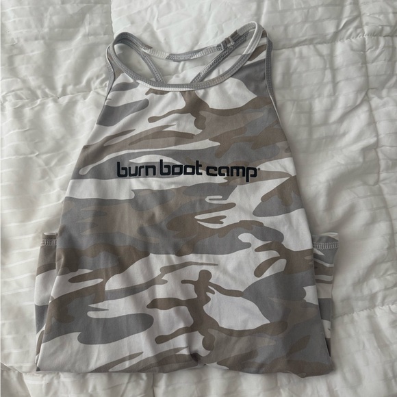 Tops | Burn Boot Camp Camo Tank | Poshmark